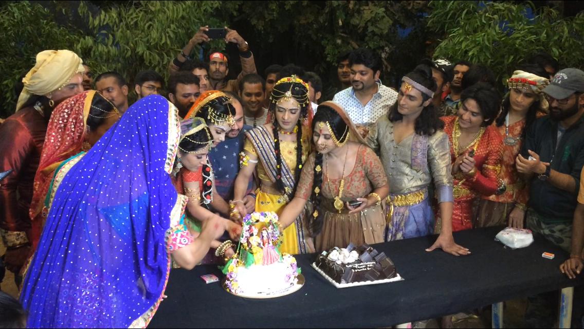 100 Episodes celebration For Siddharth Kumar Tewary's RadhaKrishn - JustShowBiz