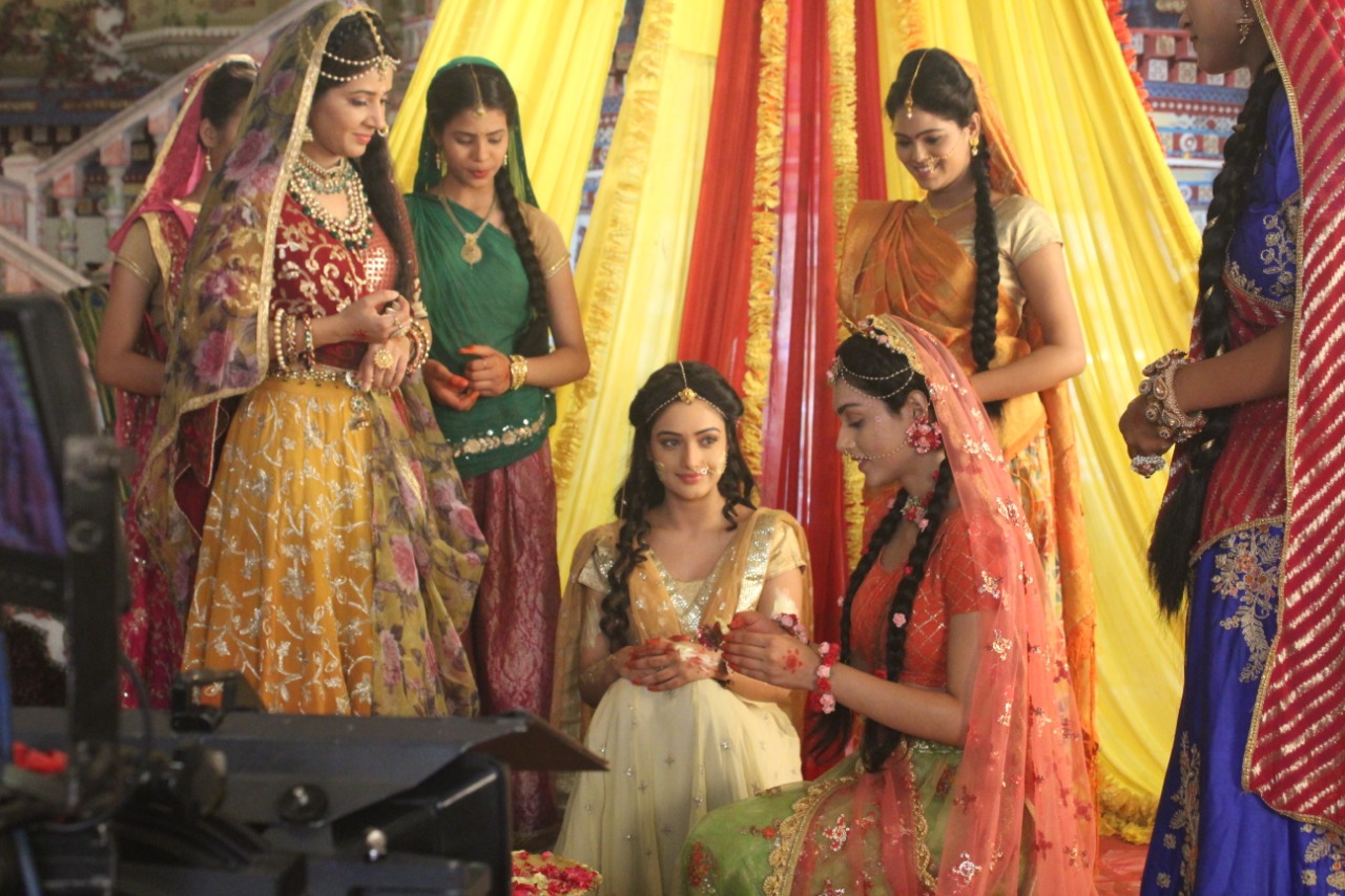 Chandravali's wedding ceremonies going on in full swing in RadhaKrishn ...