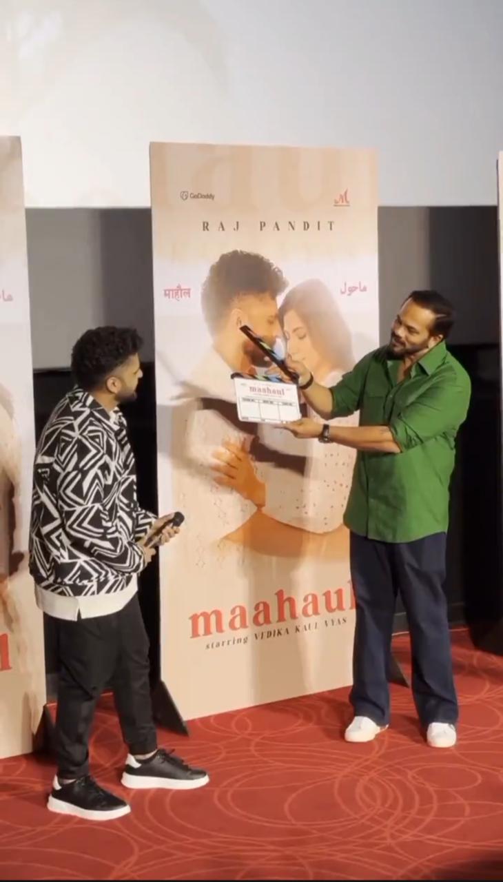 Rohit Shetty launches Raj Pandit's romantic music single 'Maahaul ...